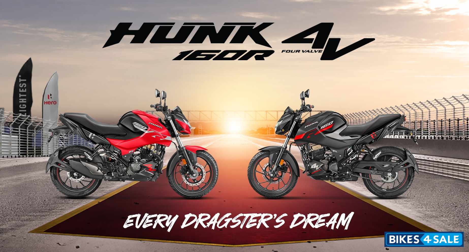 Hero Hunk 160R 4V Motorcycle Price, Specs and Features - Bikes4Sale